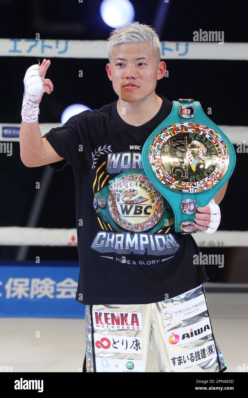 Tokyo, Japan. 16th Apr, 2023. Yudai Shigeoka (JPN) Boxing : WBC interim ...