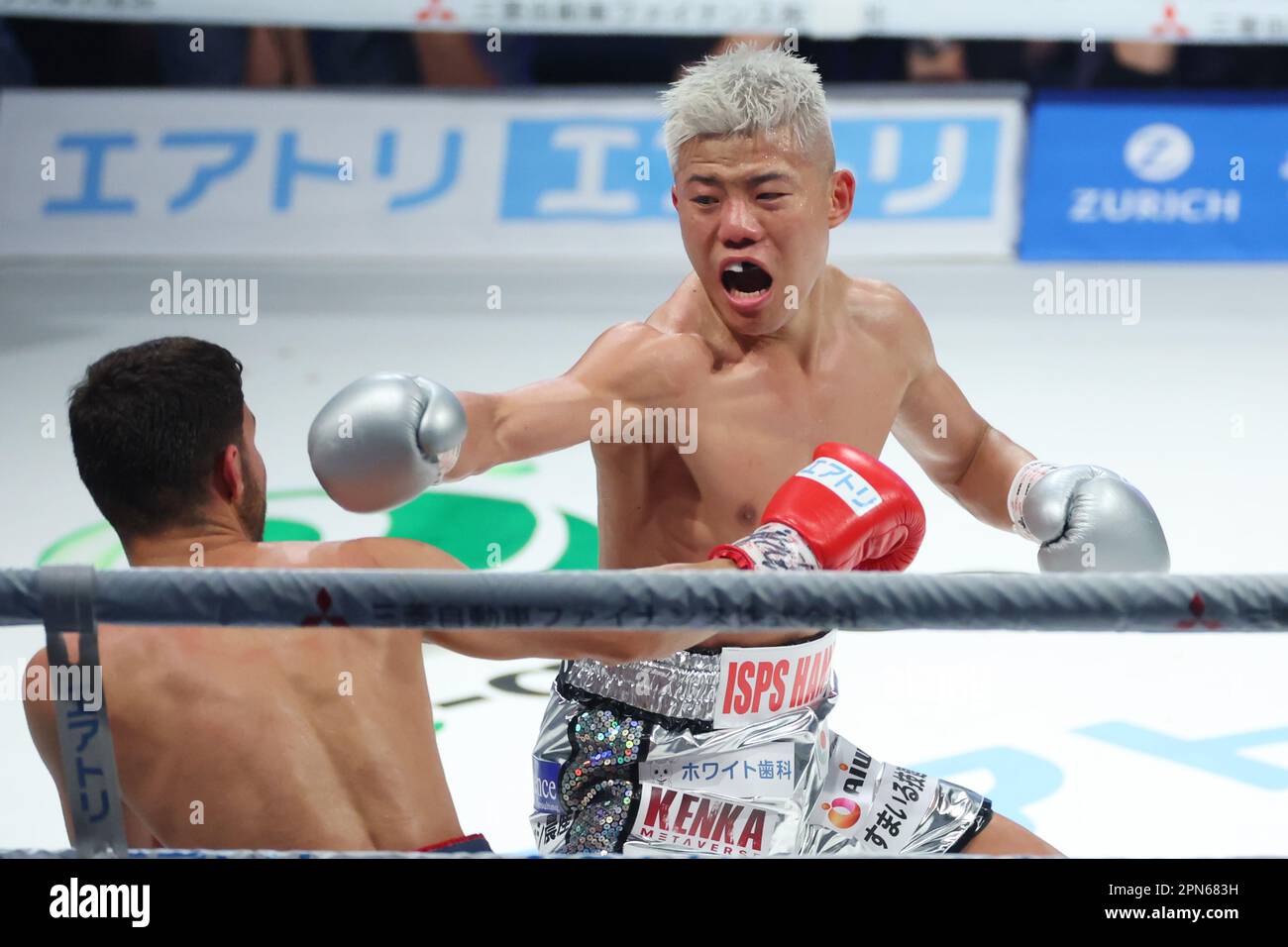 Tokyo, Japan. 16th Apr, 2023. Yudai Shigeoka (JPN) Boxing : WBC interim ...