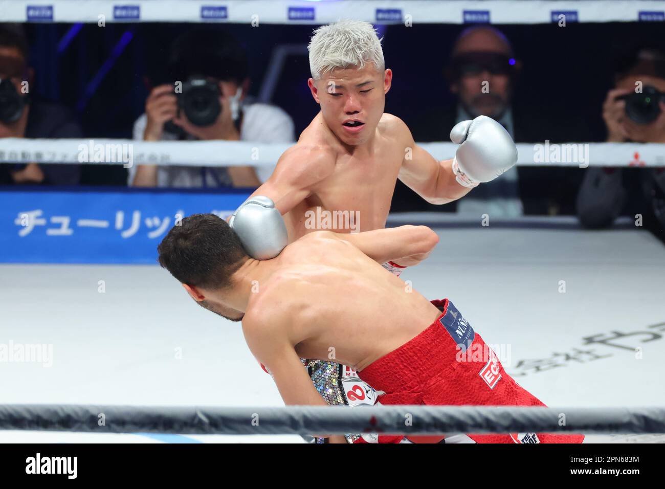 Tokyo, Japan. 16th Apr, 2023. Yudai Shigeoka (JPN) Boxing : WBC interim ...