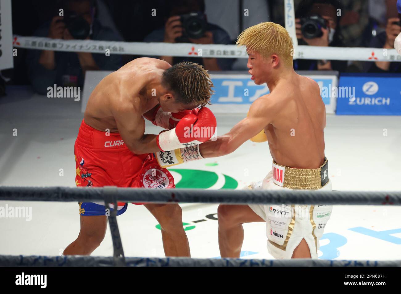Tokyo, Japan. 16th Apr, 2023. Ginjiro Shigeoka (JPN) Boxing : IBF ...