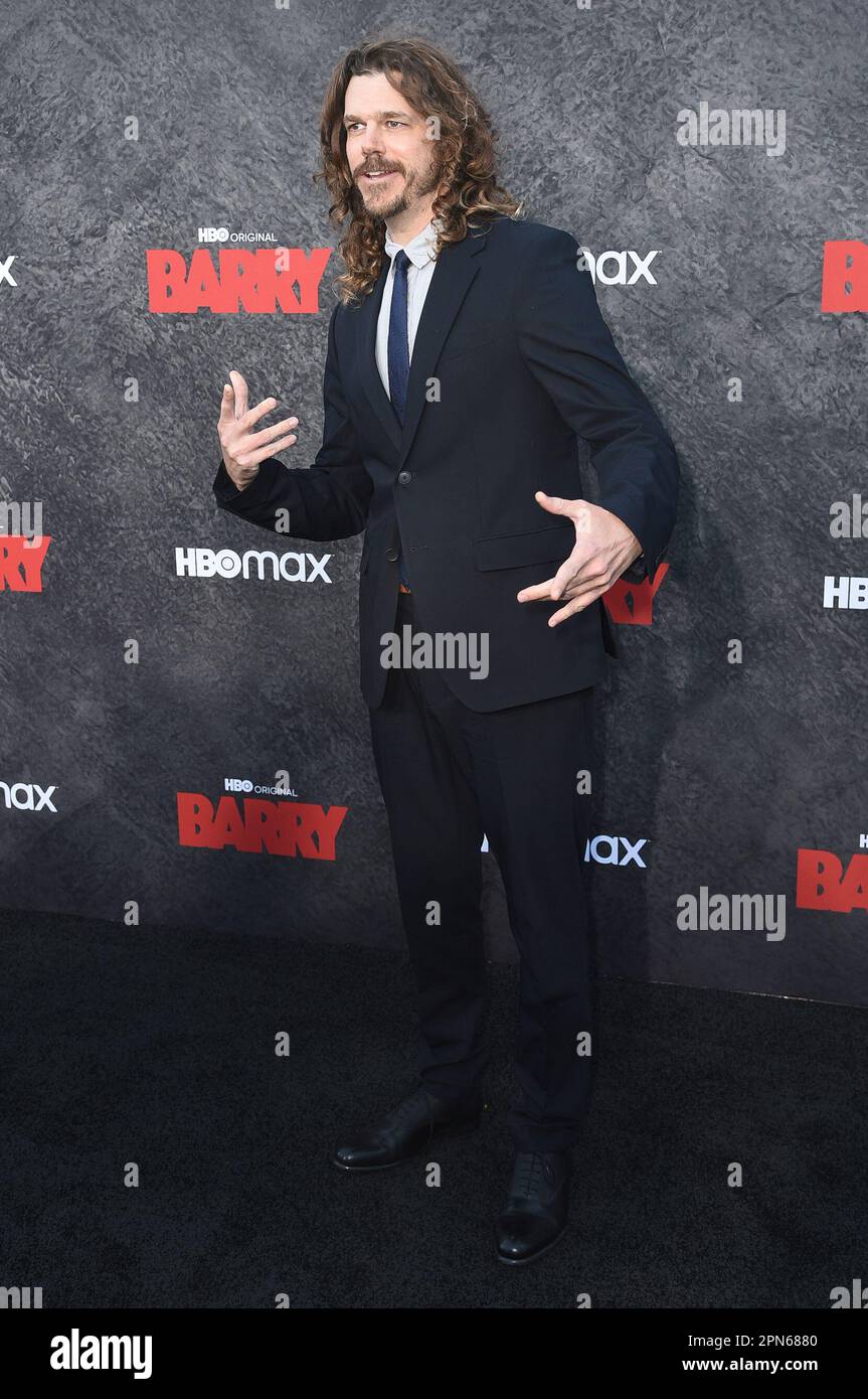 Andre Hyland arrives at the season four premiere of "Barry" on Sunday ...