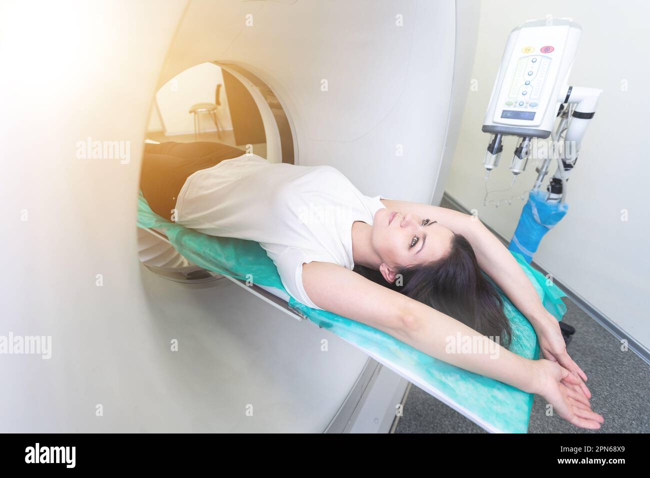 Computed tomography of the pelvis and hard tissues for women. CT scan ...