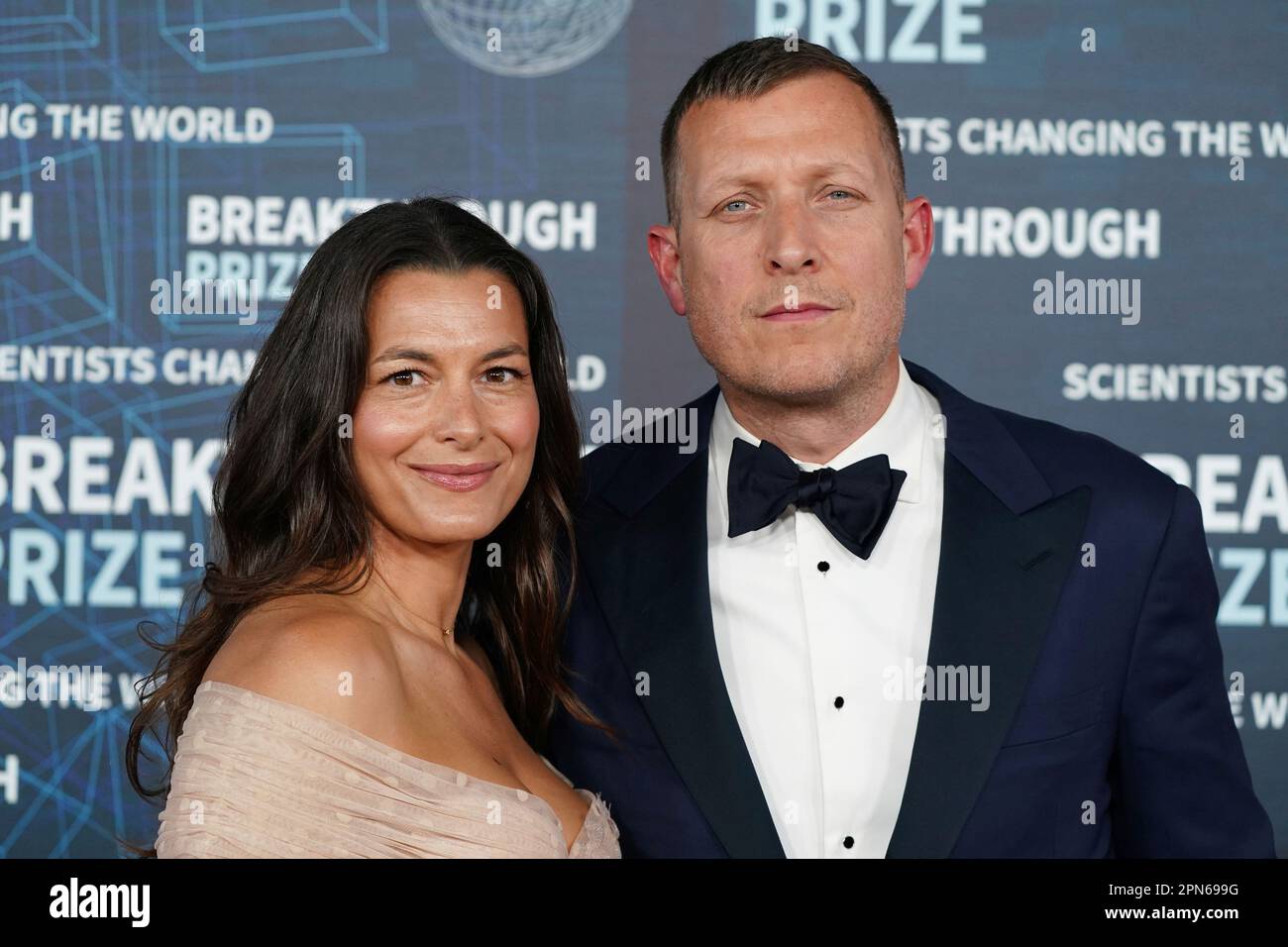 Caroline Blanco, left, and Tobias Lindholm arrive at the ninth ...
