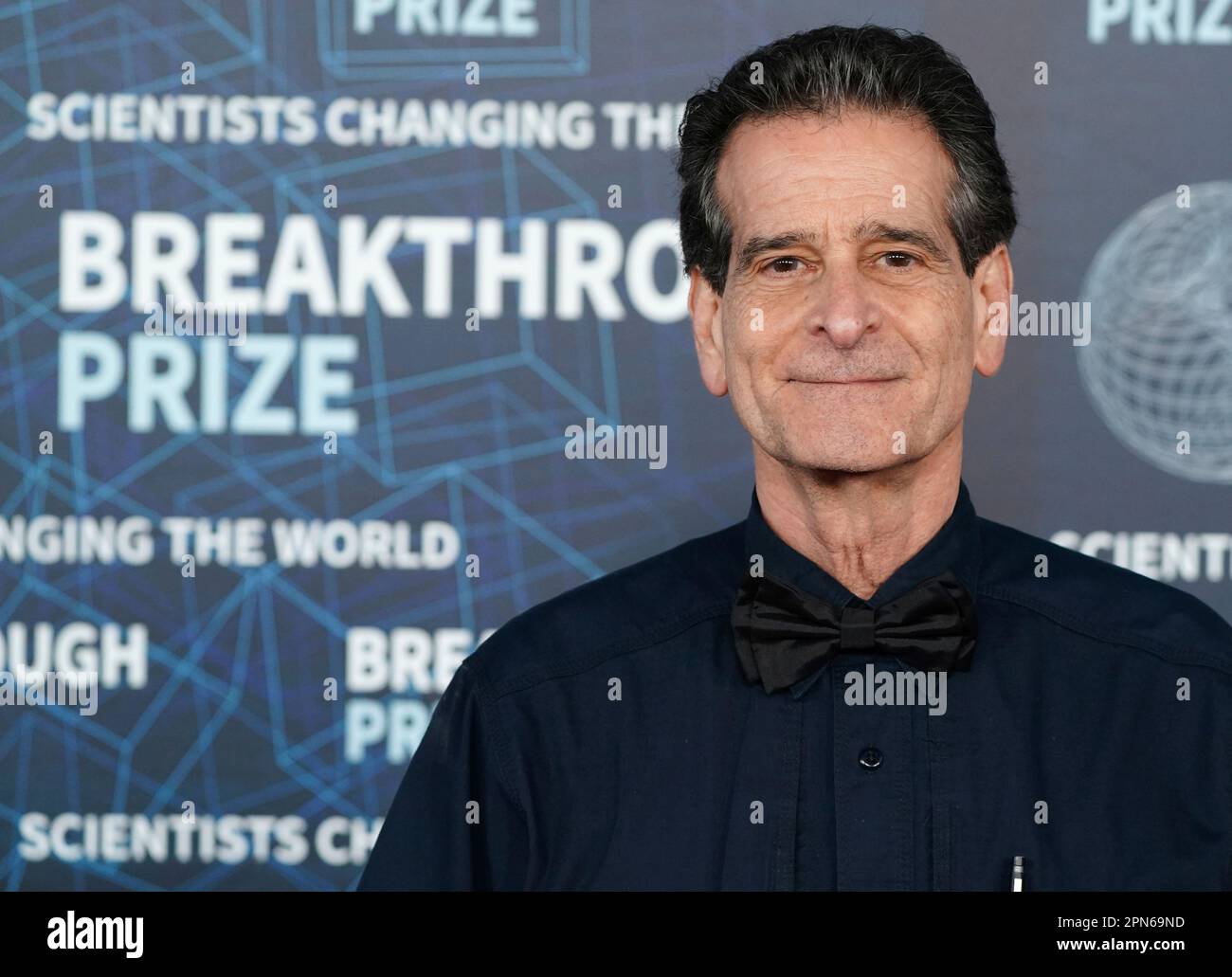Dean Kamen arrives at the ninth Breakthrough Prize Awards on Saturday ...
