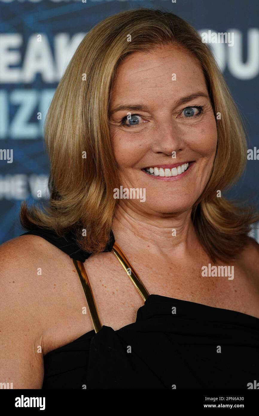 Lynn Seely arrives at the ninth Breakthrough Prize Awards on Saturday ...