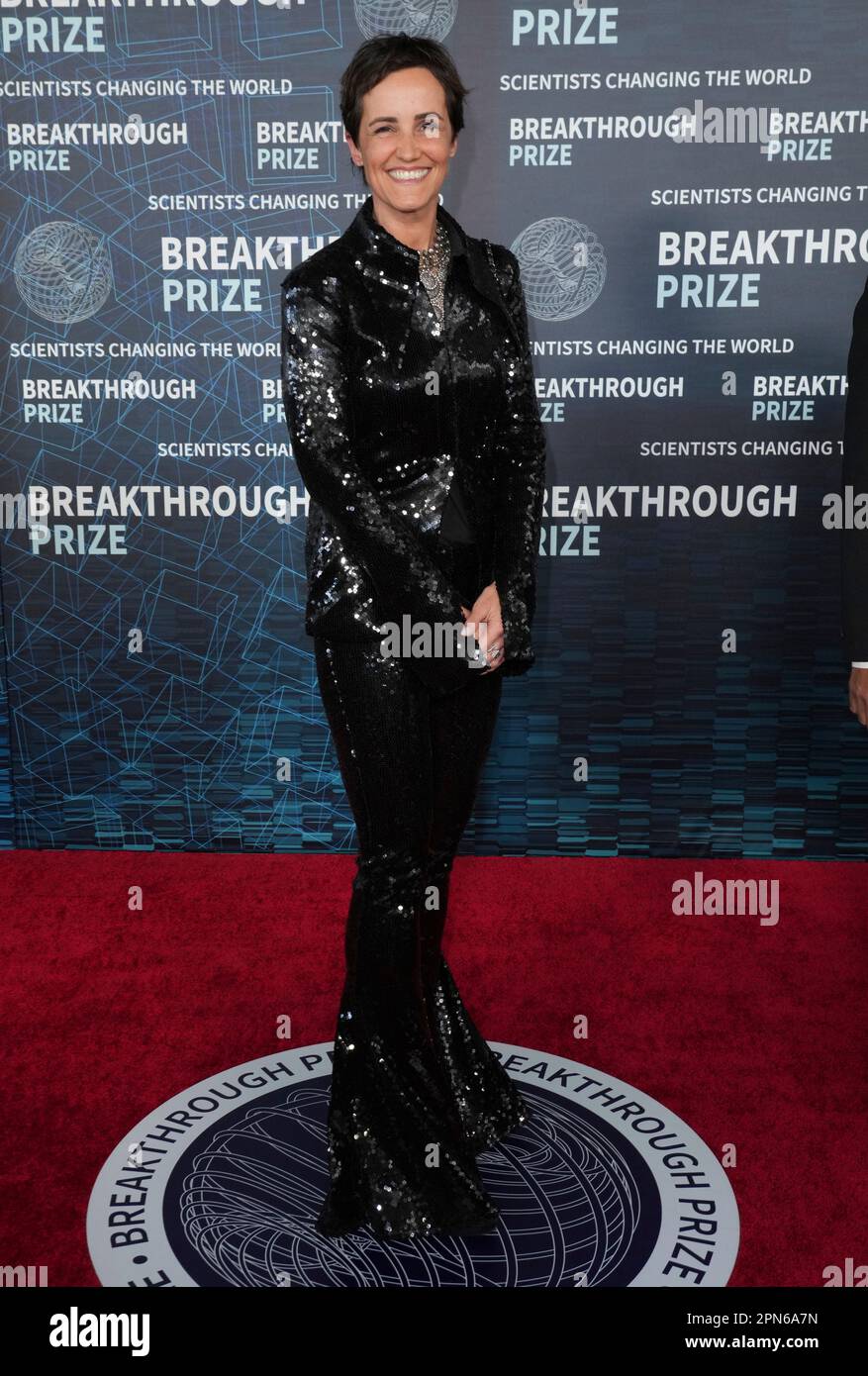 Andrea Willms arrives at the ninth Breakthrough Prize Awards on ...