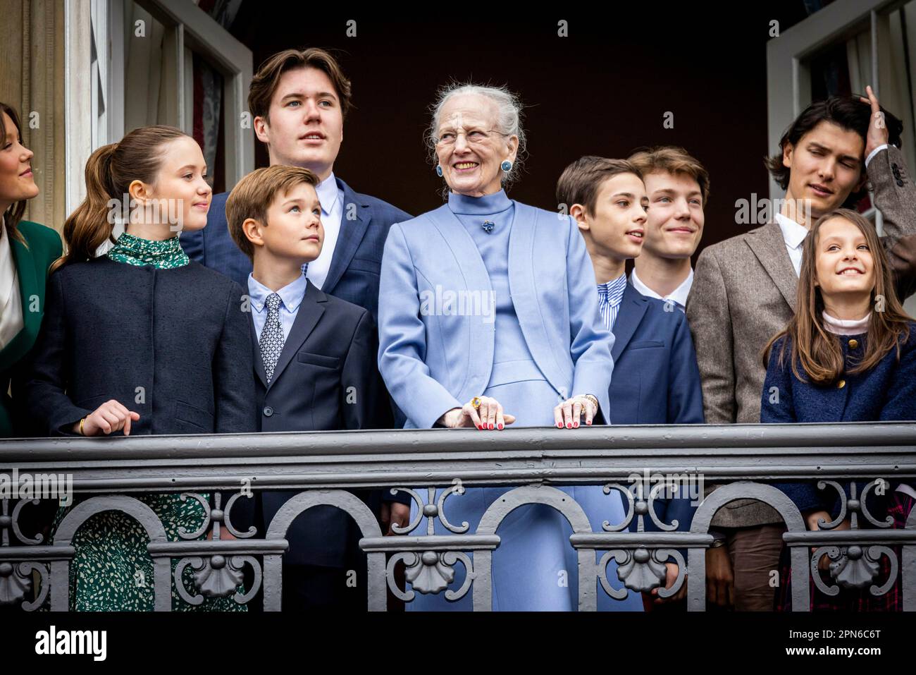 COPENHAGEN, DENMARK - APRIL 16: Queen Margrethe of Denmark, Crown ...