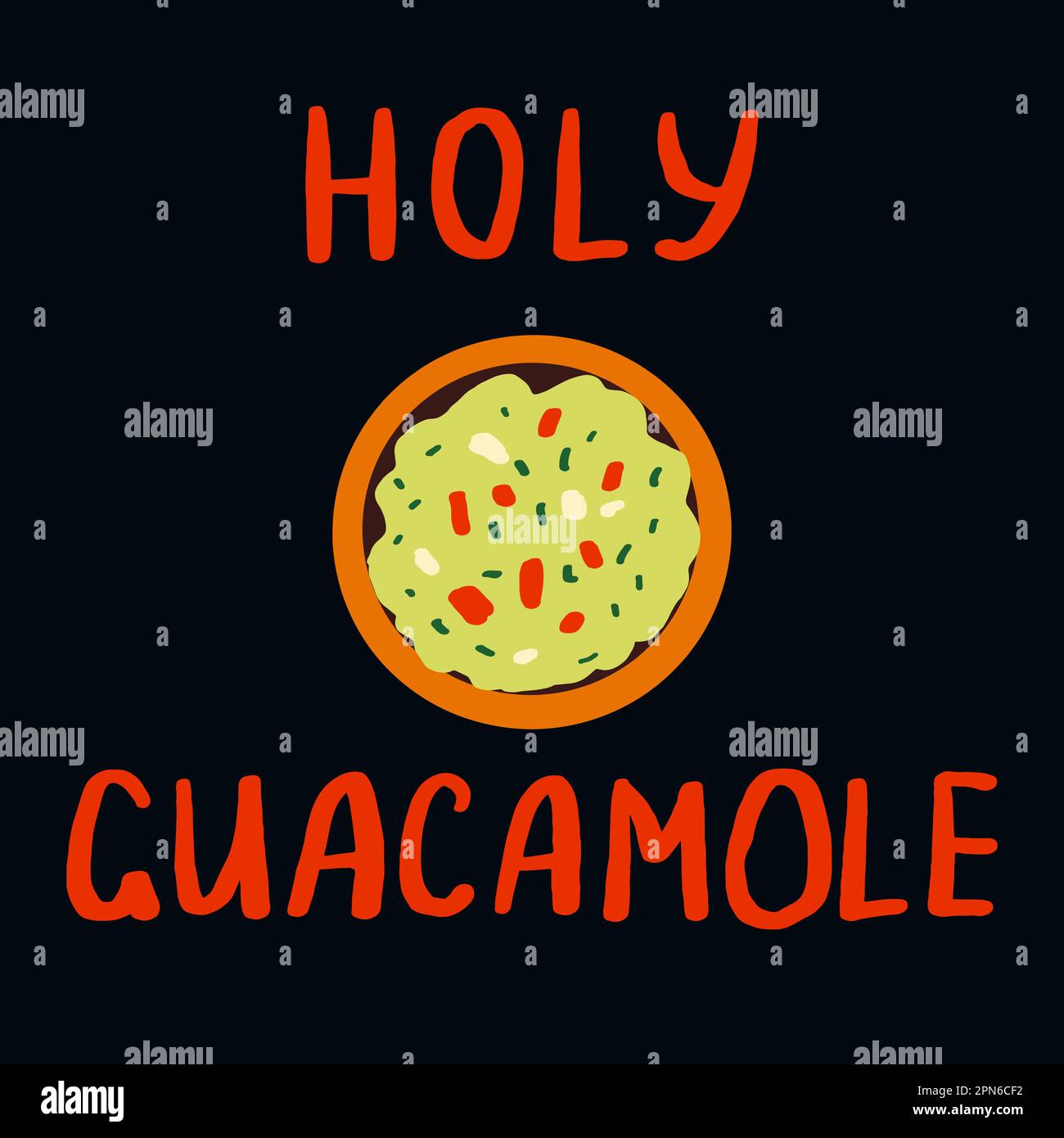 Holy guacamole Stock Vector Images - Alamy