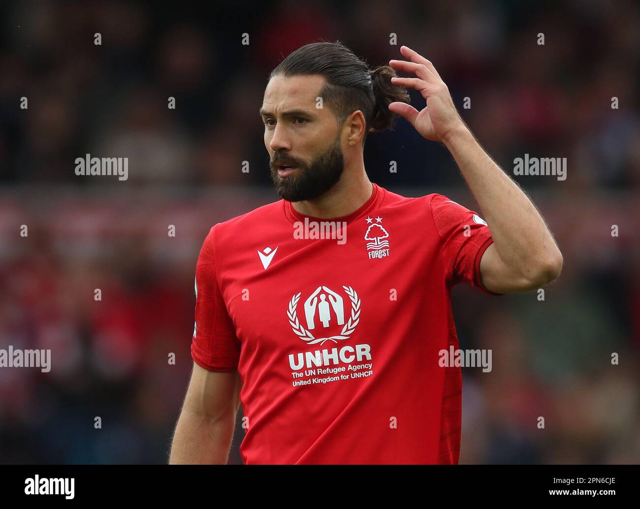 Nottingham, UK. 16th Apr, 2023. Felipe of Nottingham Forest during the ...