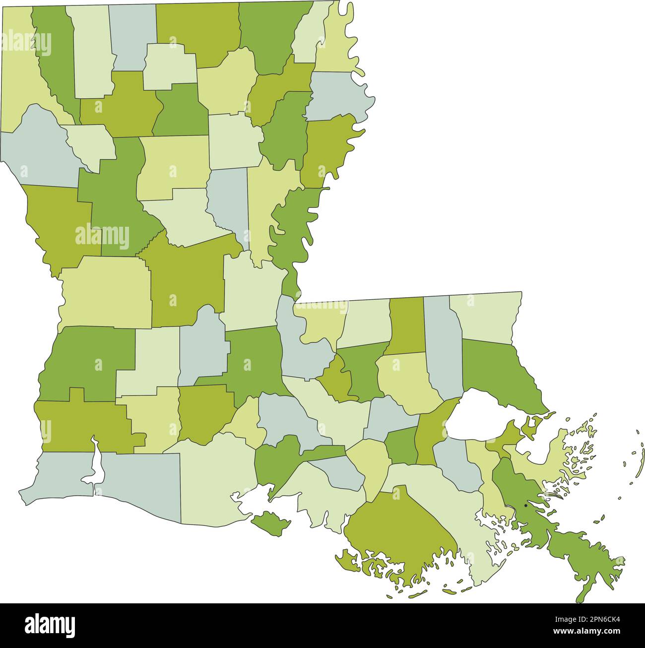 Louisiana Population Graph