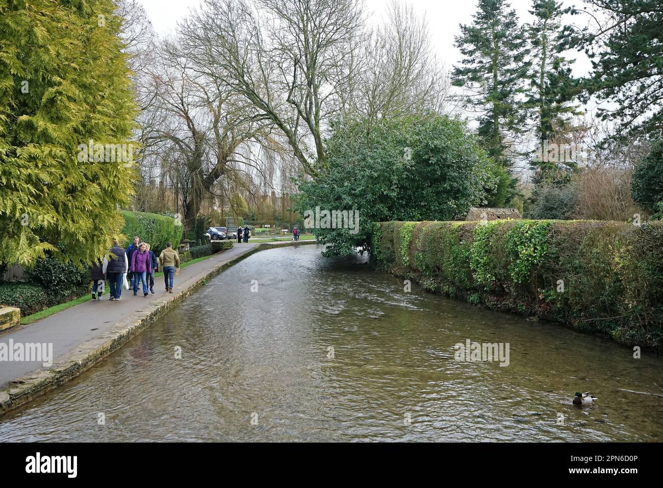Exterior British architecture and design of Bourton on the water ...