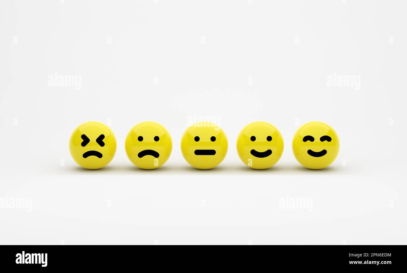 Customer or client satisfaction and rating. Business service quality ...