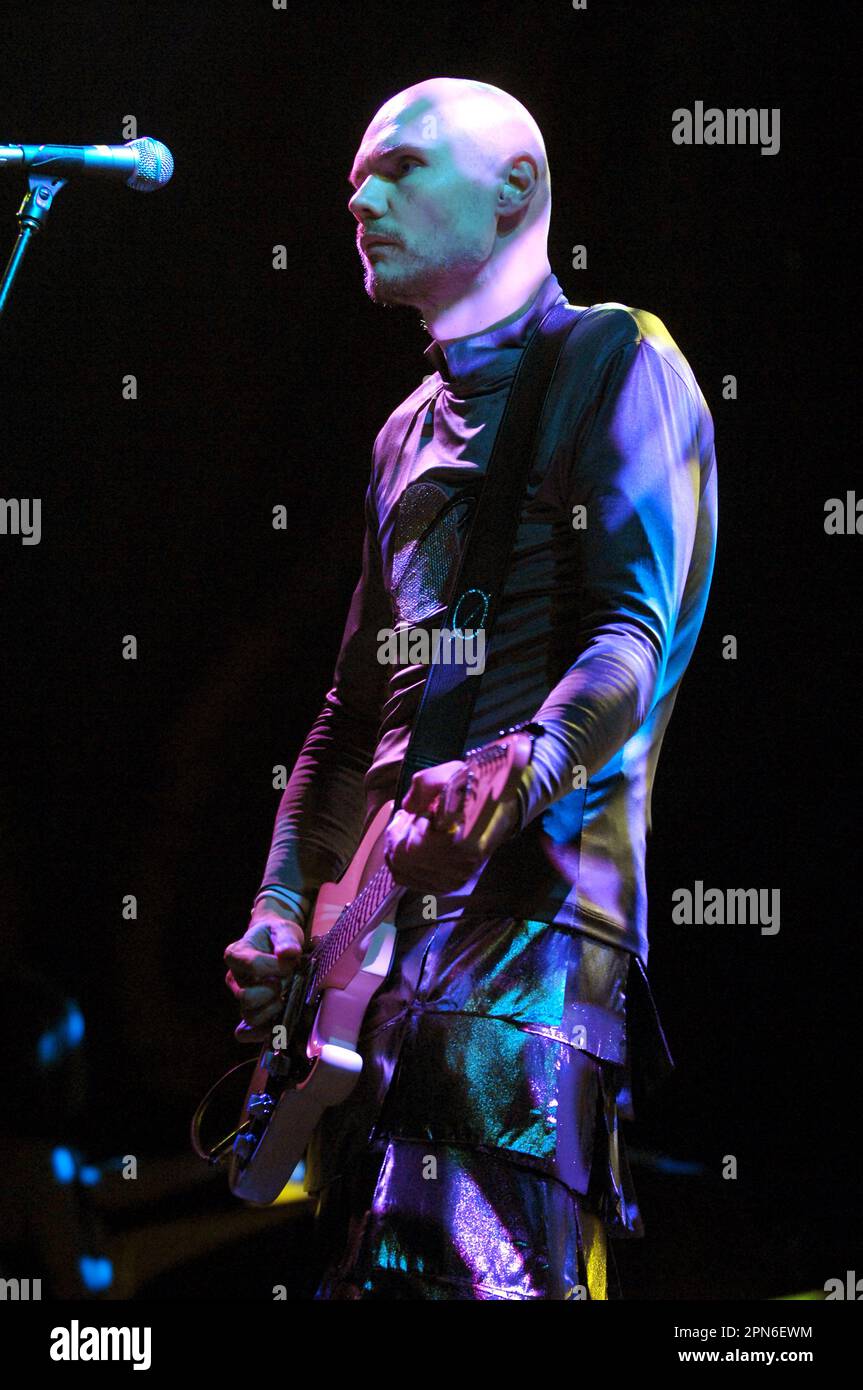 Milan Italy 02/02/2008: Billy Corgan singer and guitarist of the ...
