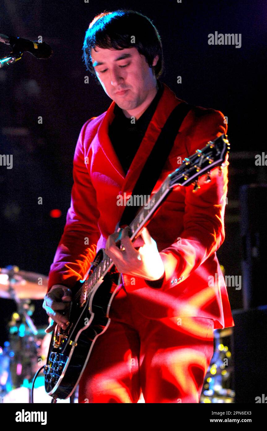Milan Italy 02/02/2008: Jeff Schroeder guitarist of the Smashing ...
