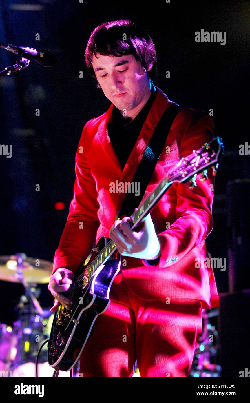 Milan Italy 02/02/2008: Jeff Schroeder guitarist of the Smashing ...