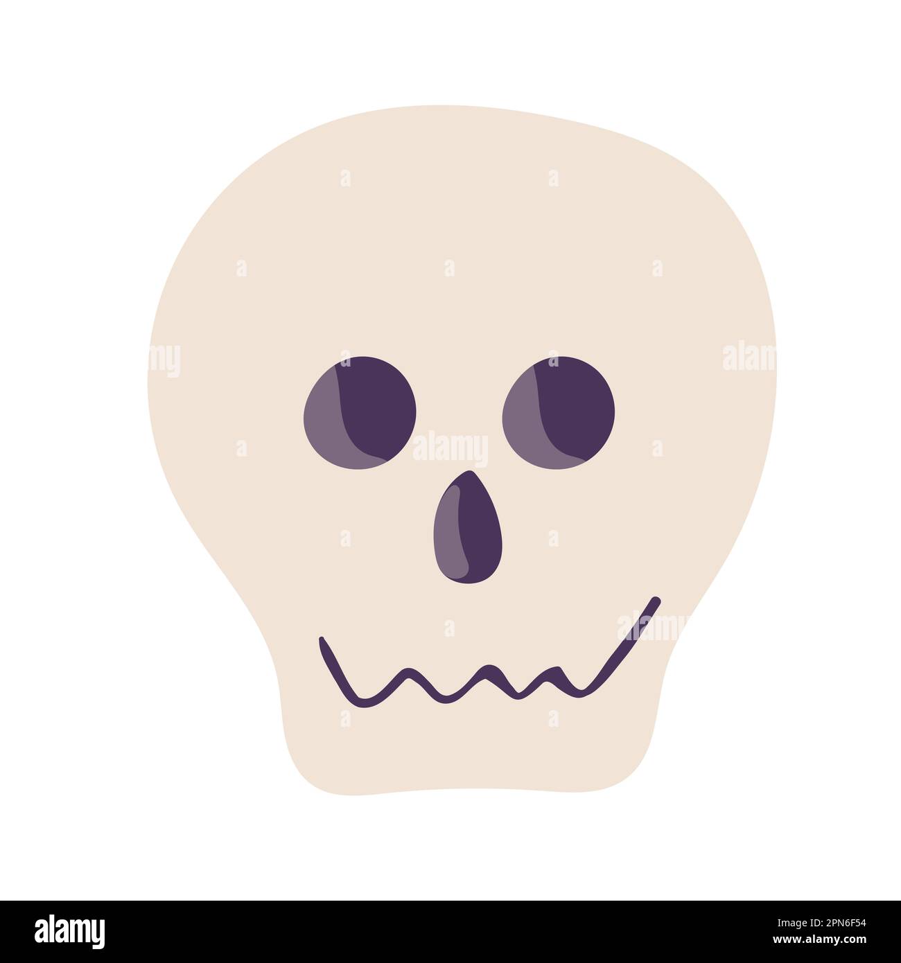 Scull vector icon set. Skeleton illustration symbol collection ...