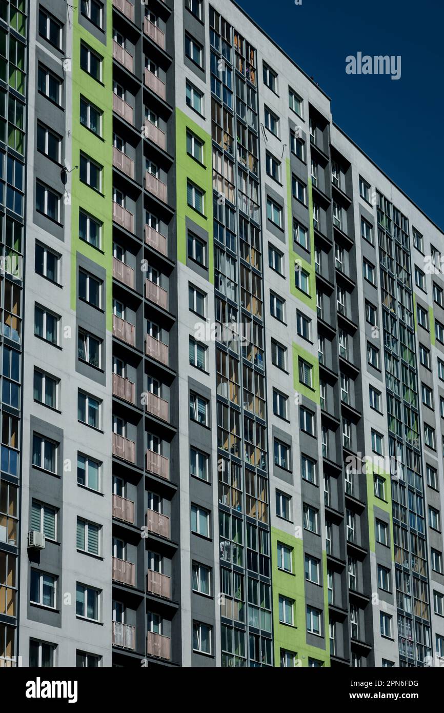 exterior of a residential building. new architecture Stock Photo - Alamy