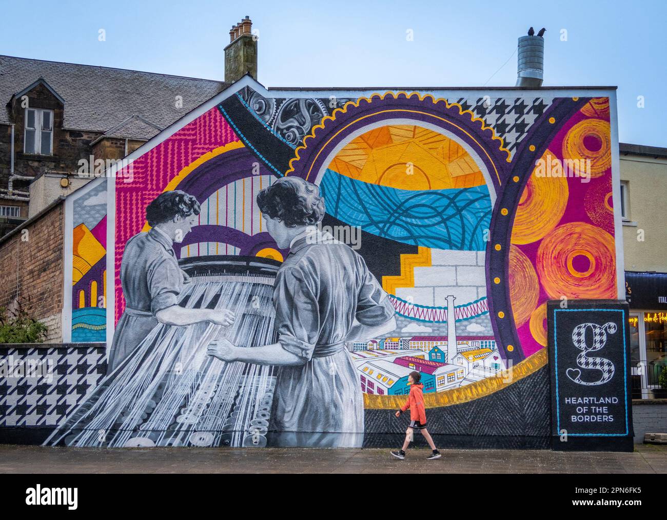 Galashiels, UK. 16th Apr, 2023. Galashiels, Scottish Borders, Scotland ...