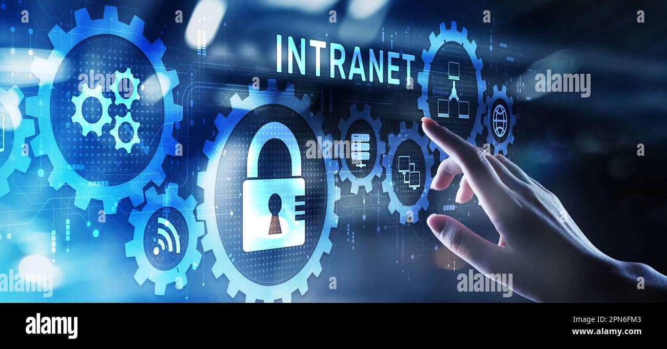 Intranet Corporate communication network Business technology networking ...