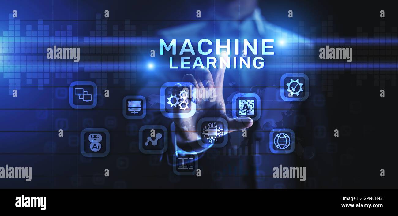 Machine learning AI Artificial intelligence neural network technology ...