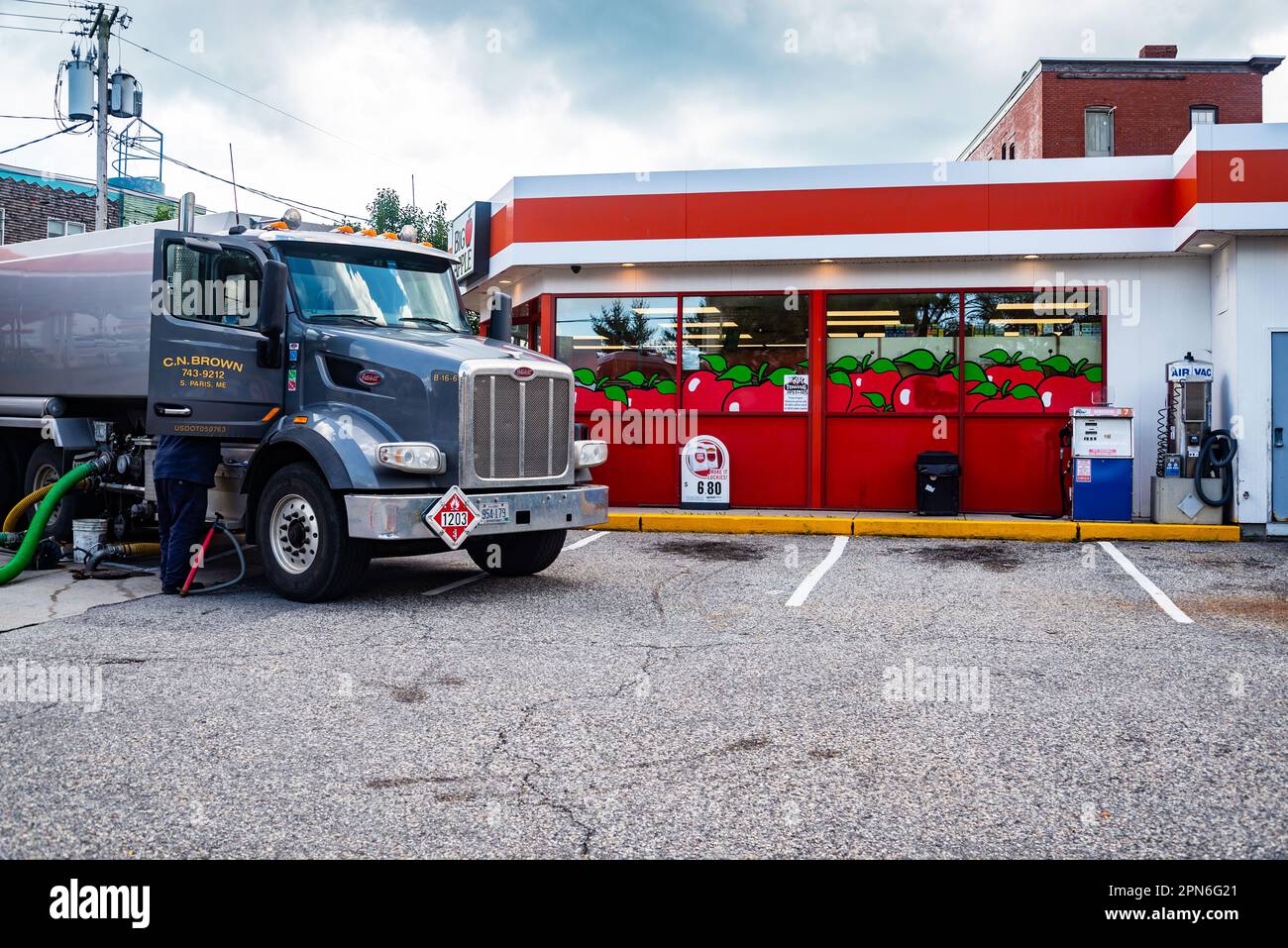 Closeup tanker truck hi-res stock photography and images - Alamy