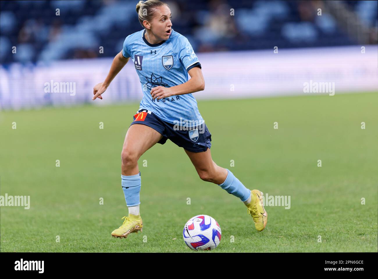 Sydney, Australia. 16th Apr, 2023. Mackenzie Hawkesby of Sydney FC ...