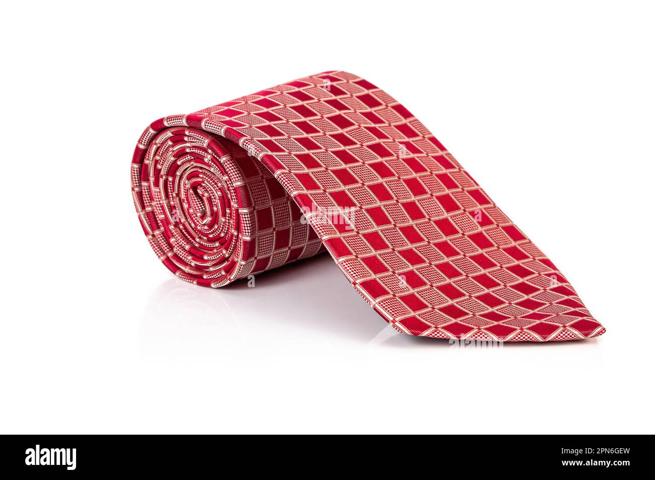 colorful ties isolated on a white background Stock Photo - Alamy