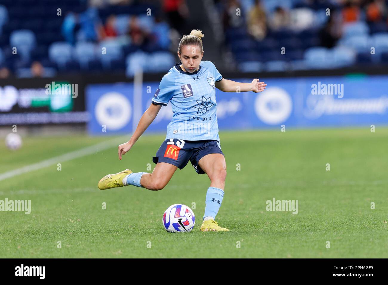 Sydney, Australia. 16th Apr, 2023. Mackenzie Hawkesby of Sydney FC ...