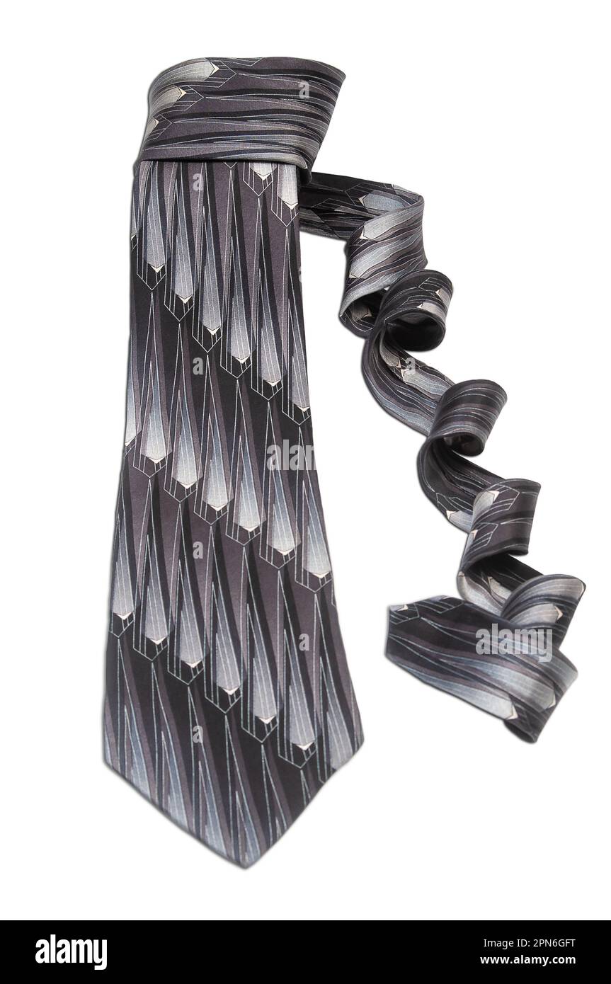 colorful ties isolated on a white background Stock Photo - Alamy