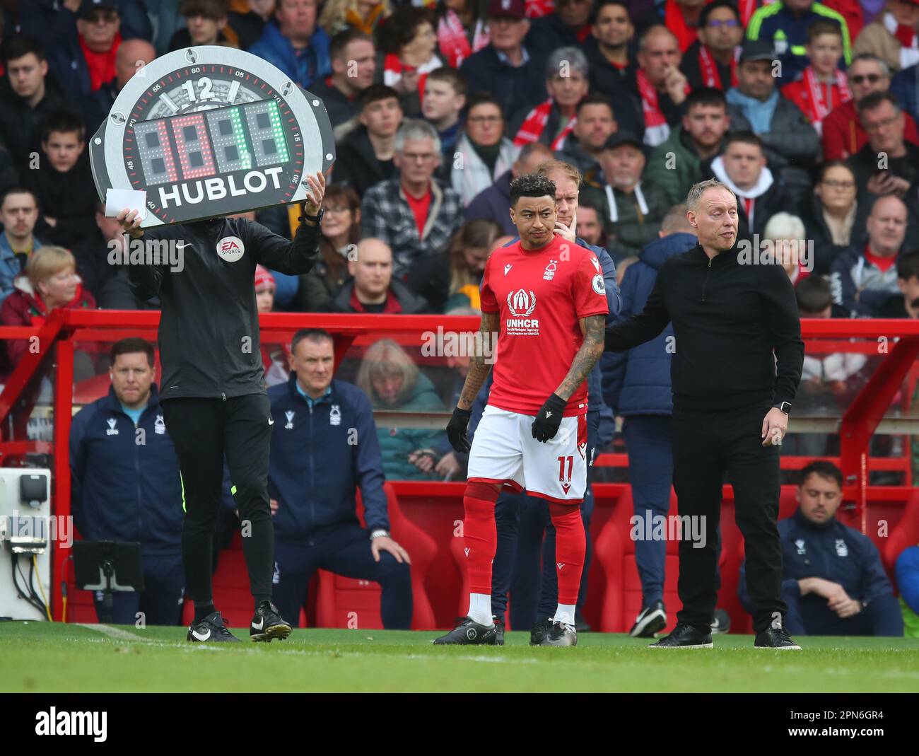 Nottingham, UK. 16th Apr, 2023. Steve Cooper manager of Nottingham ...