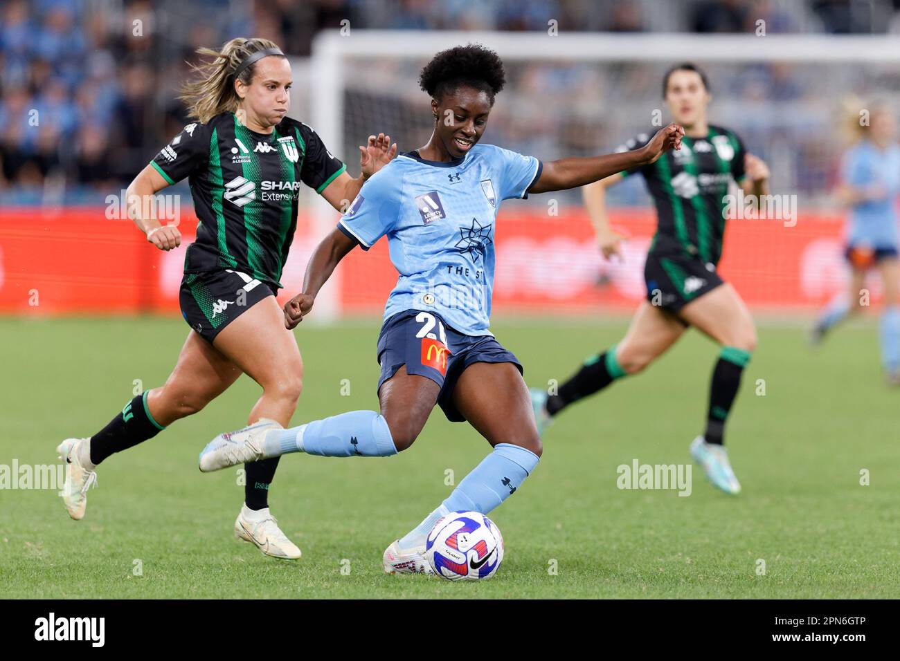 Sydney, Australia. 16th Apr, 2023. Princess Ibini-Isei of Sydney FC ...