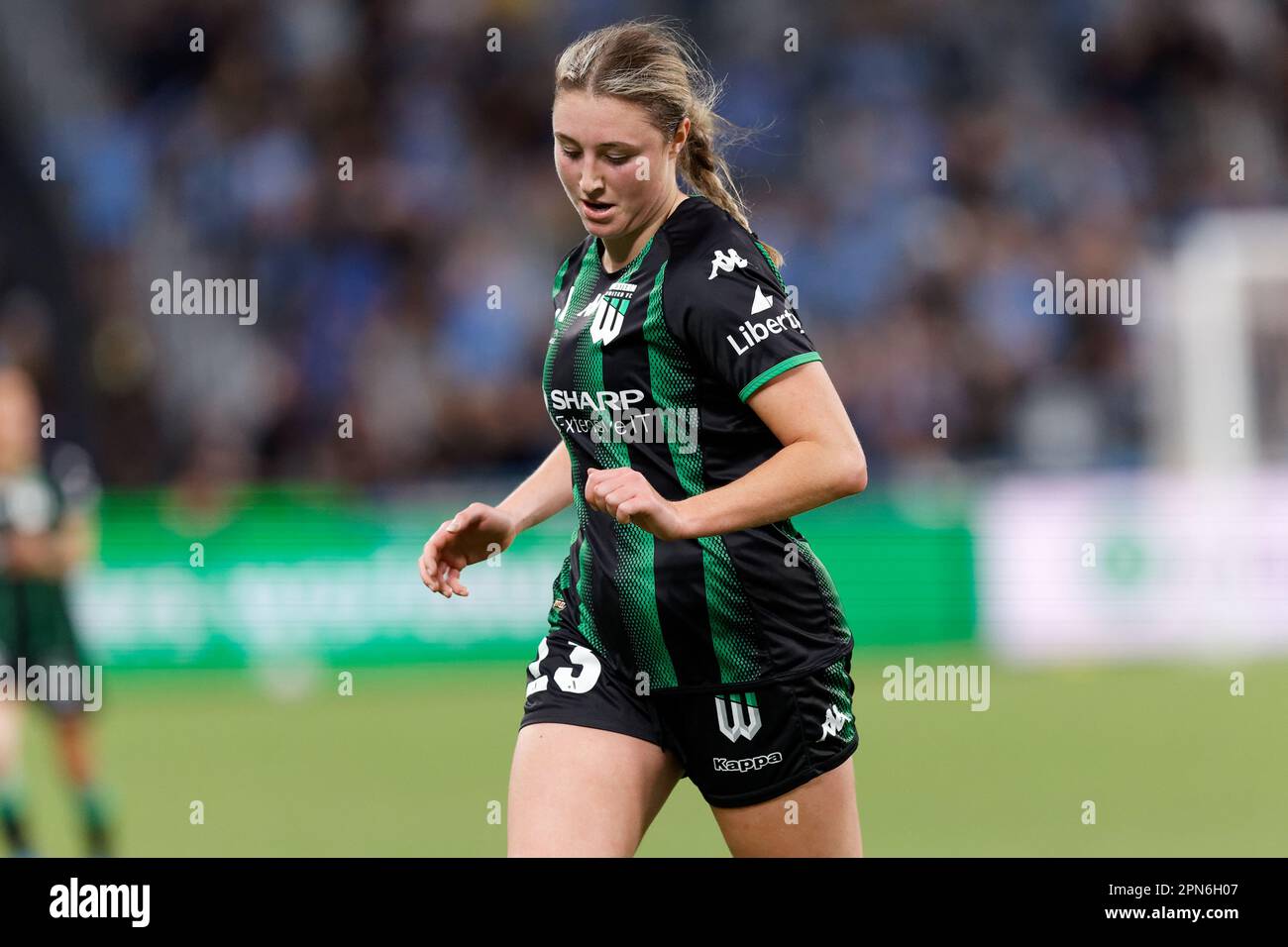 Sydney, Australia. 16th Apr, 2023. Angie Beard of Western United during ...