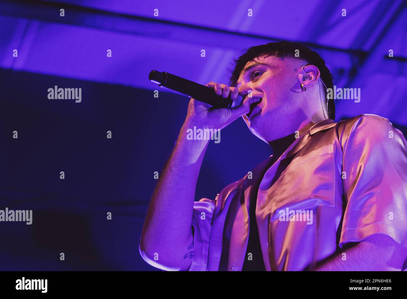 Olly during the Italian singer Music Concert Olly - Il mondo gira Live ...