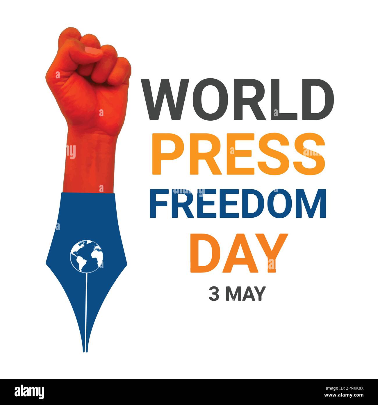 World Press Freedom Day. Holiday concept. Template for background ...