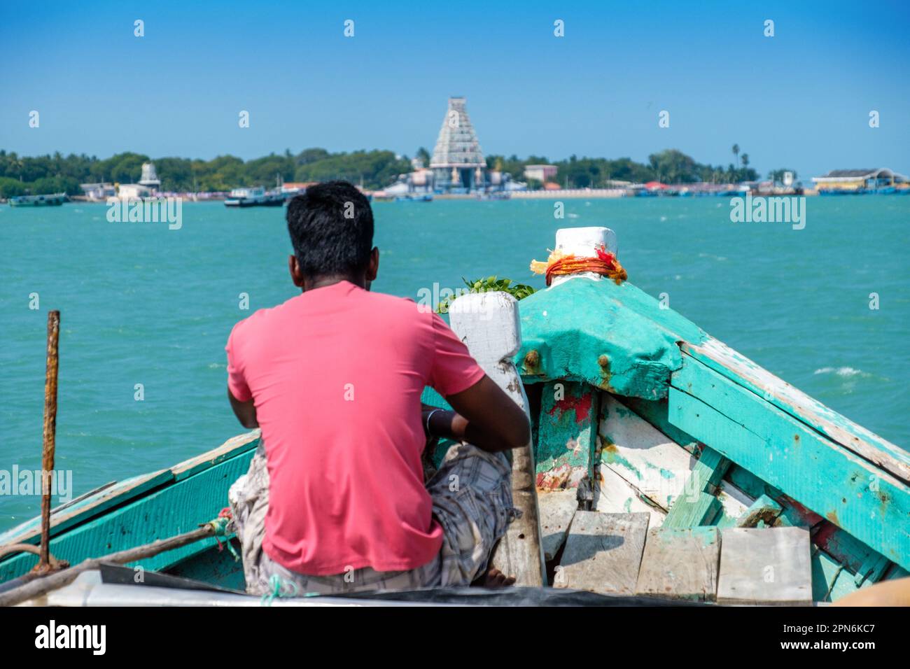 Ferry to Nainativu (Nagadipa) island near Jaffna , Sri Lanka Stock Photo - Alamy