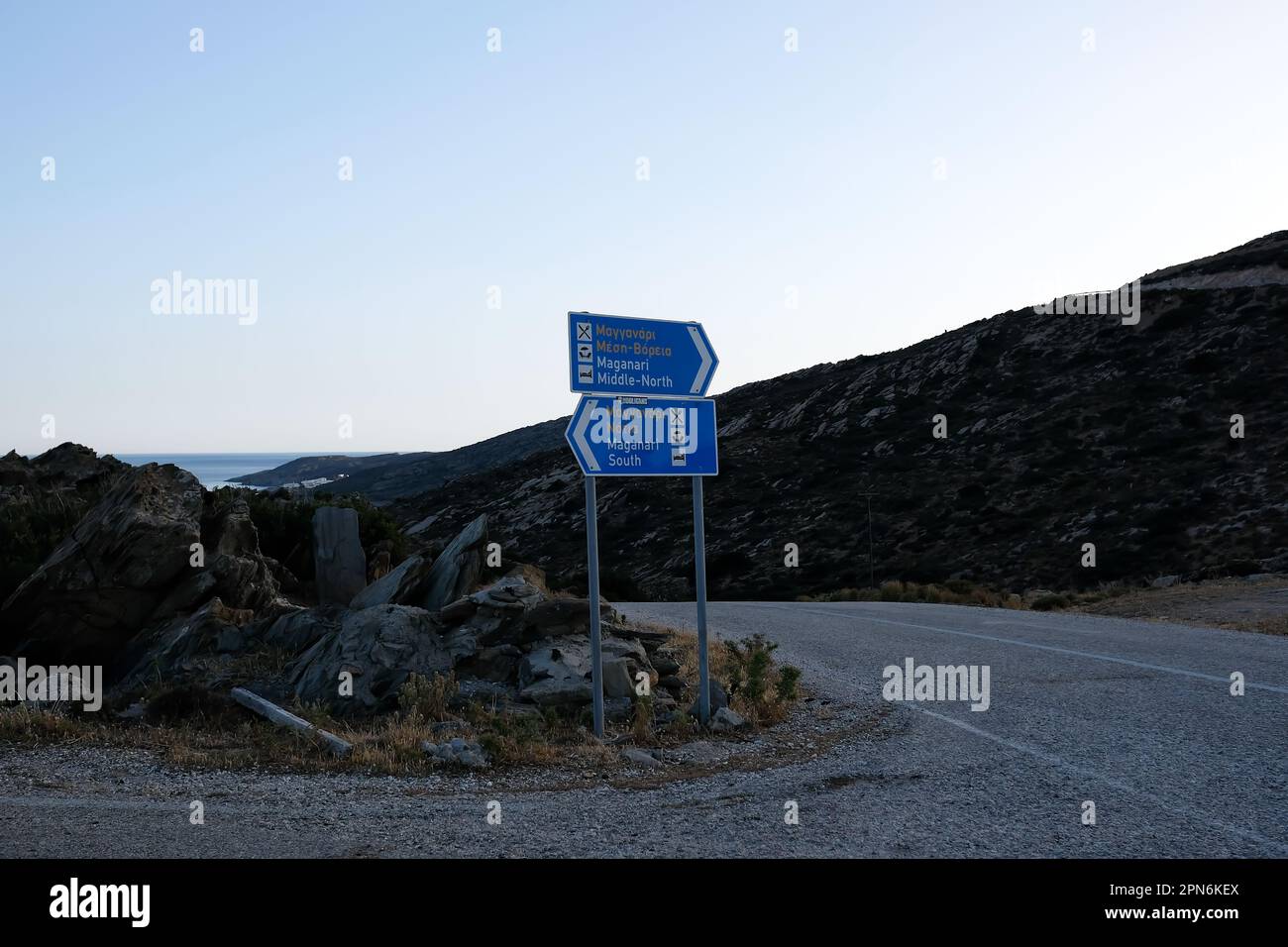 Two signs indicating different hi-res stock photography and images - Alamy
