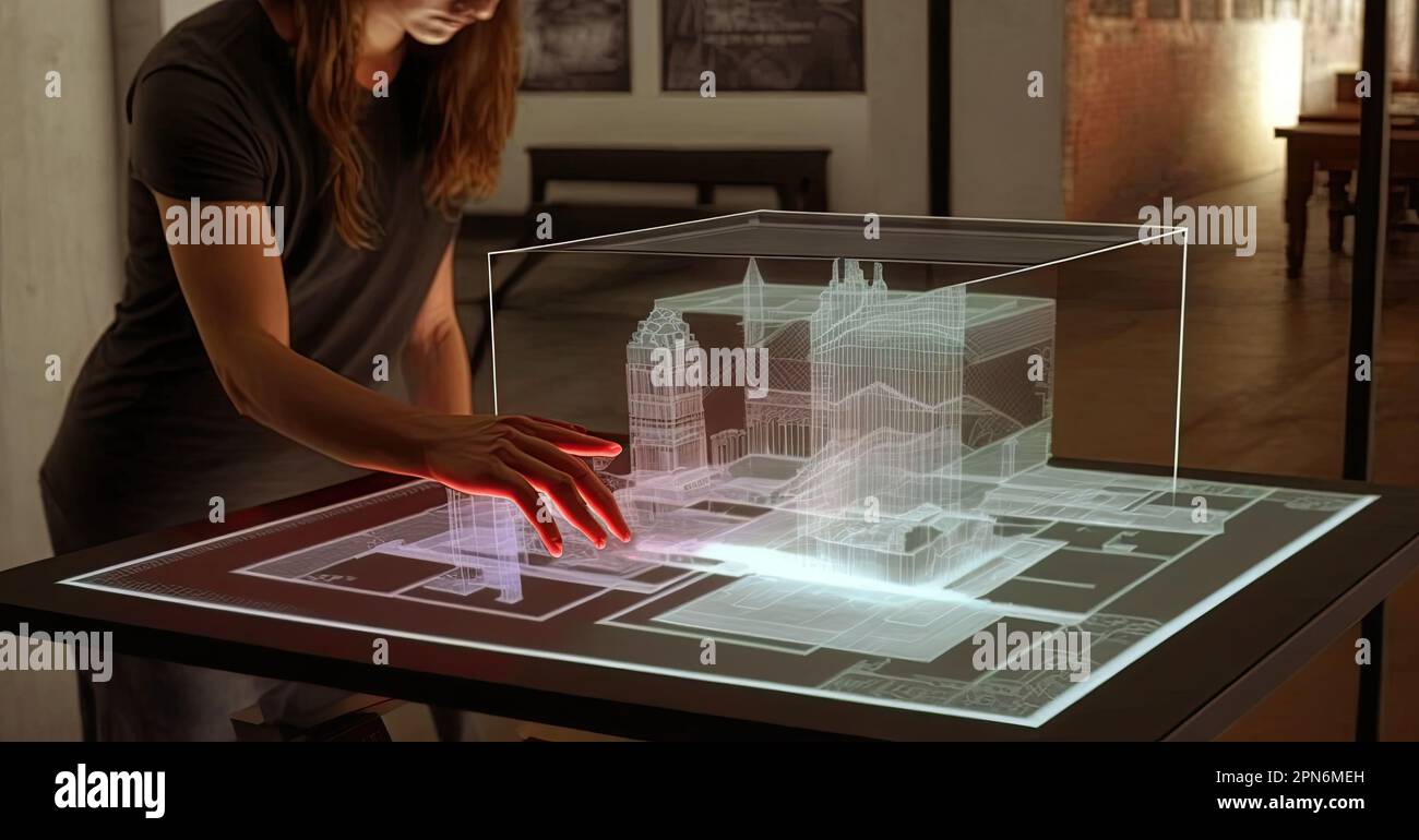 Holographic displays hi-res stock photography and images - Alamy