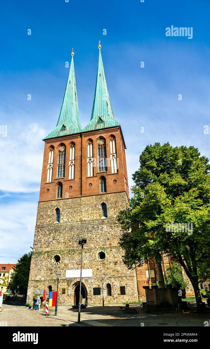 St. Nicholas Church, the oldest church in Berlin, Germany Stock Photo ...