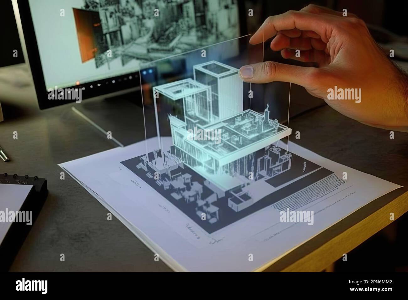 Holographic displays hi-res stock photography and images - Alamy