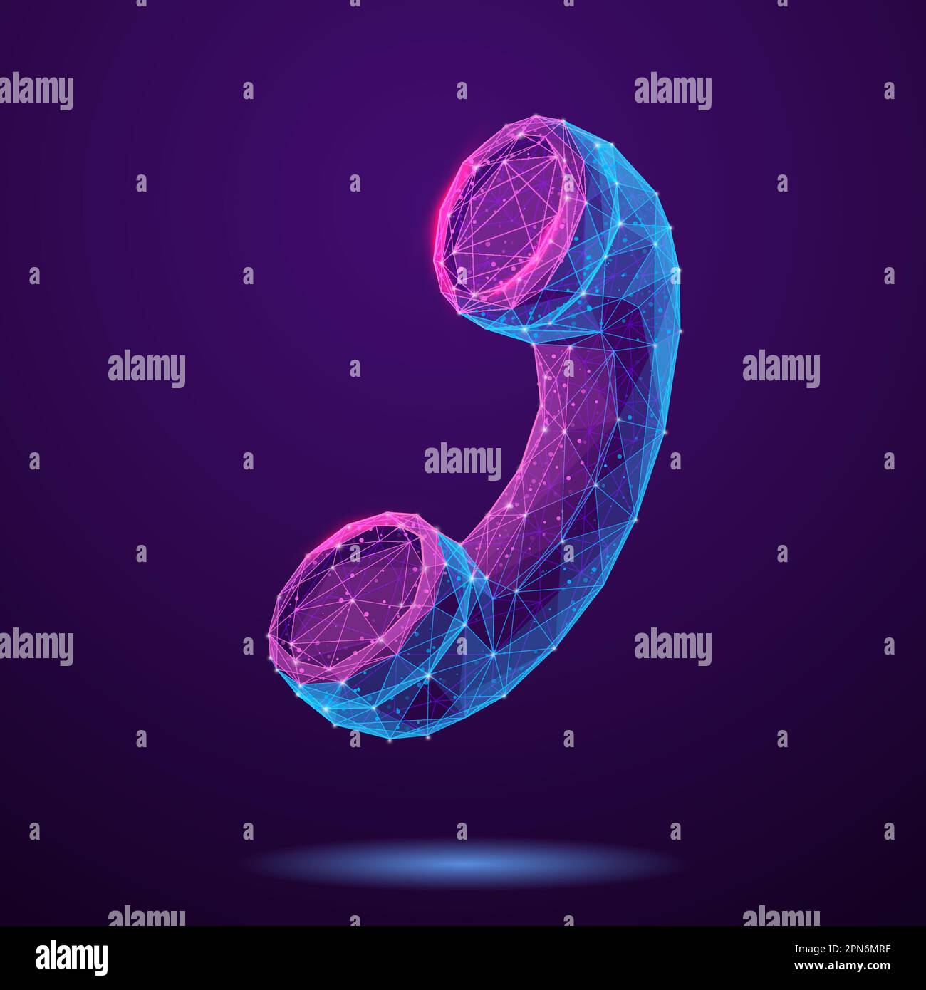 Telephone receiver telephone Stock Vector Images - Alamy