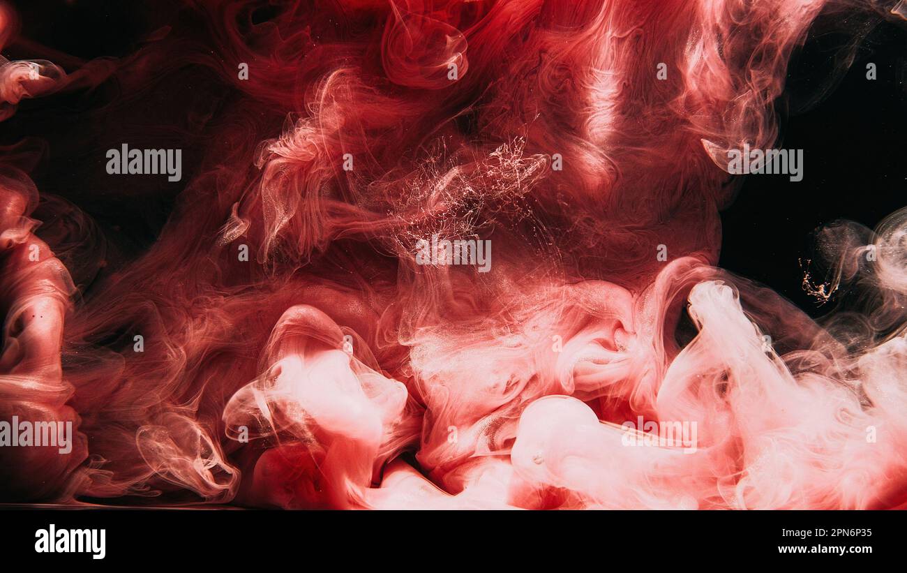 Paint water shot color fume hi-res stock photography and images - Alamy