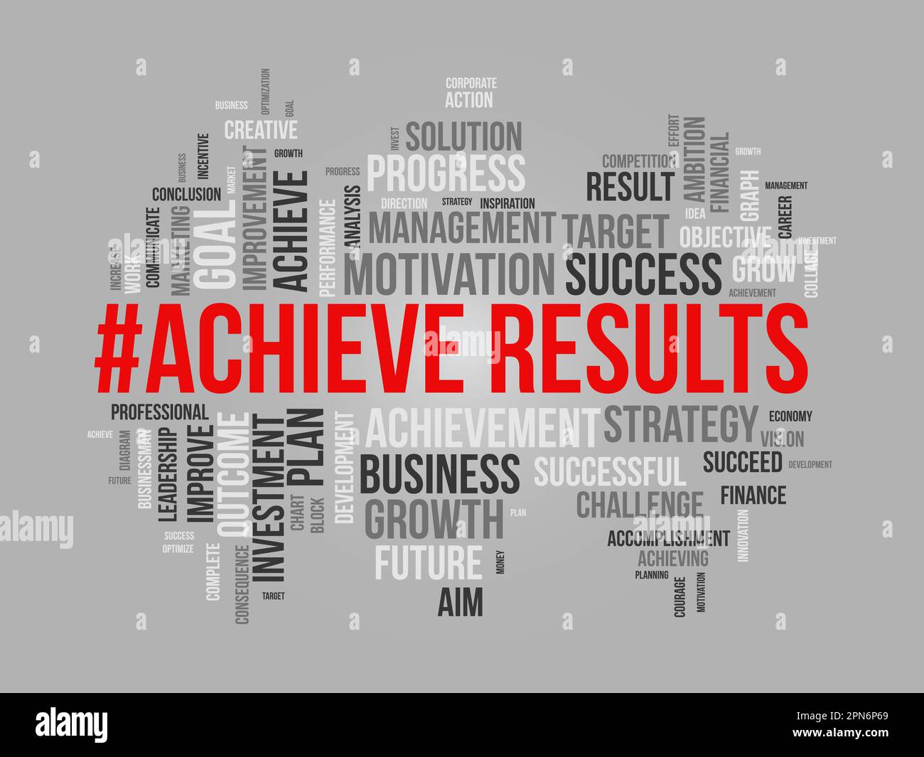 Word cloud background concept for Achieve Results. Marketing growth ...