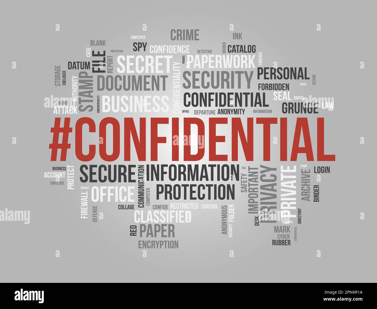 Word cloud background concept for Confidential. Secret information ...