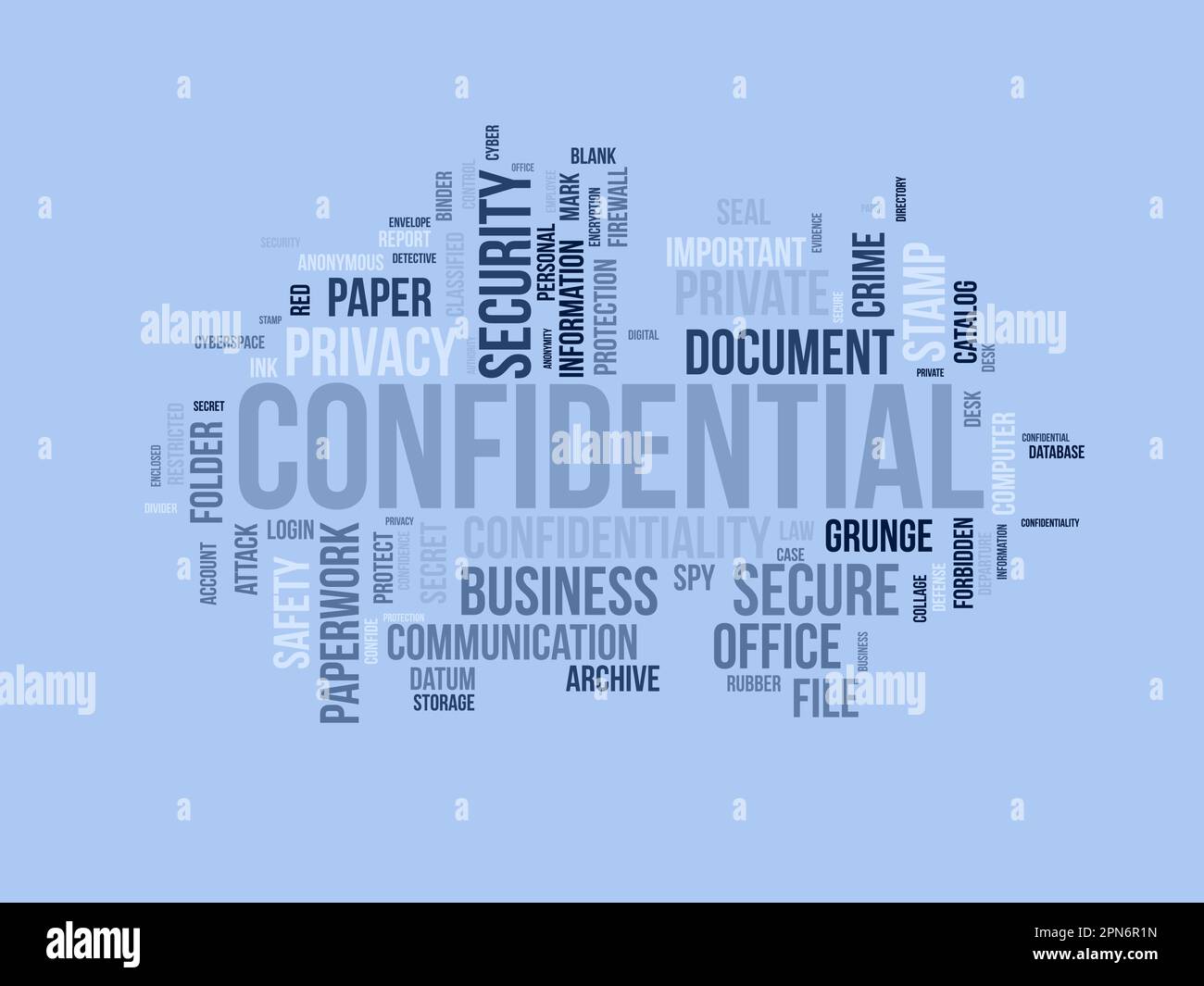 Word cloud background concept for Confidential. Secret information ...