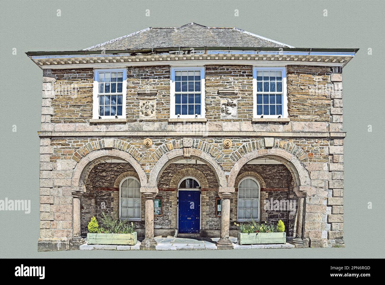 Photo illustration of the historic former Guildhall and Council Chamber ...