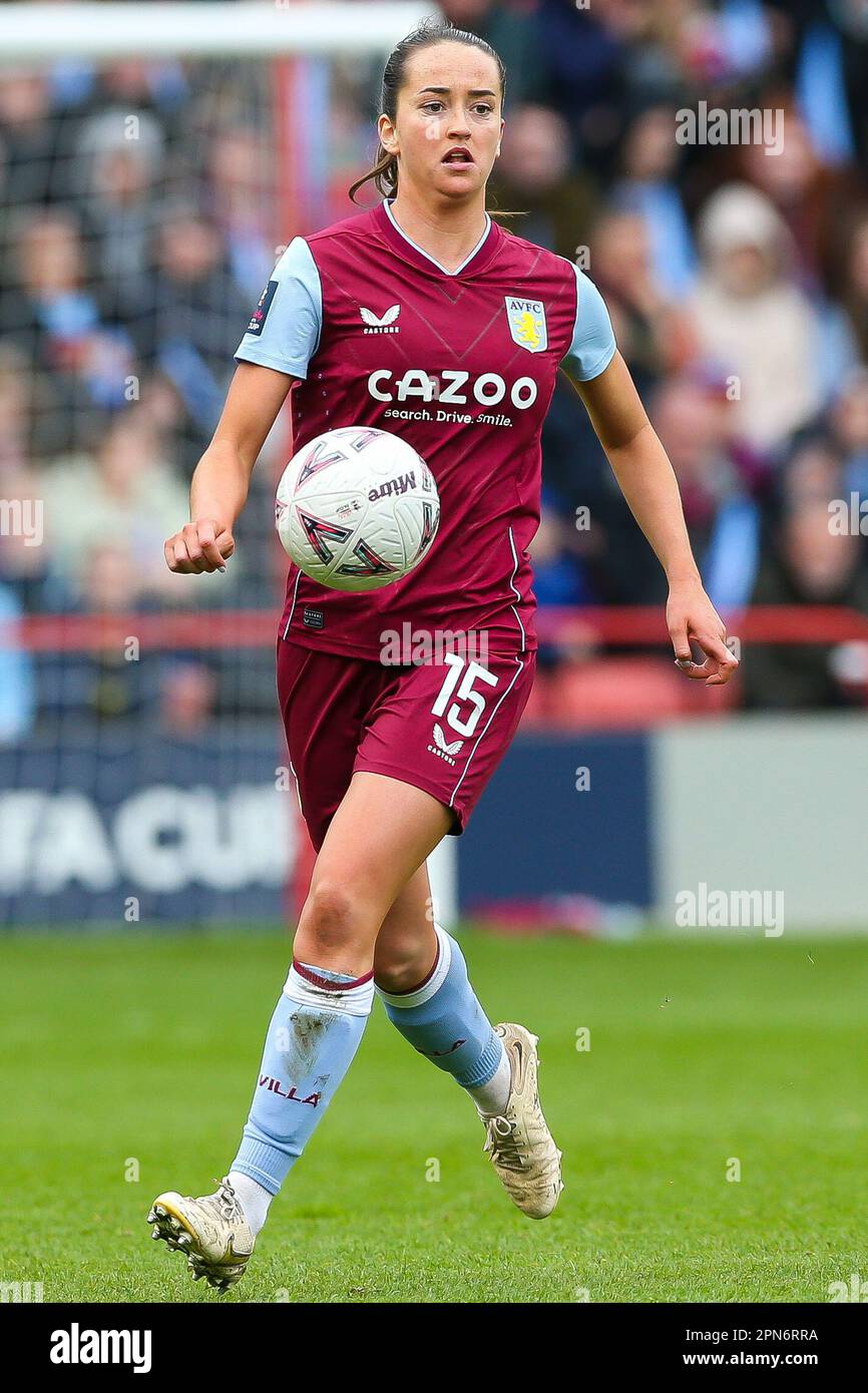 Aston Villa's Anna Patten during the Vitality Women's FA Cup, semi ...
