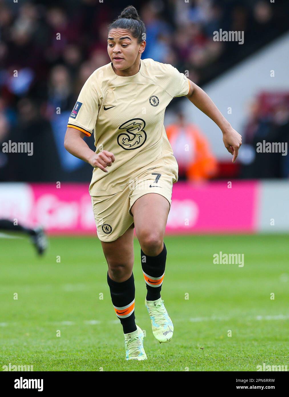 Chelsea's Jessica Carter during the Vitality Women's FA Cup, semi-final ...