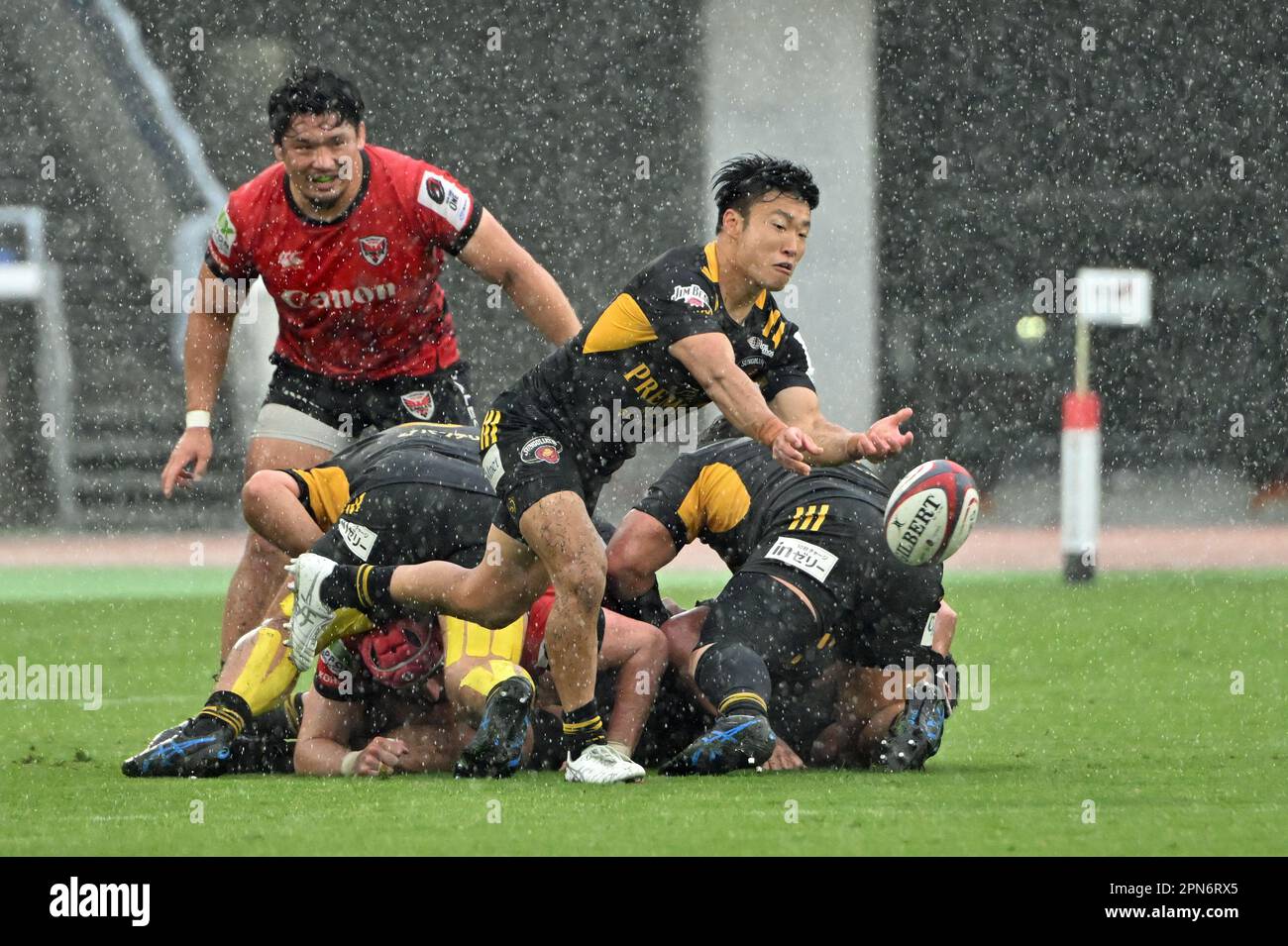 Suntory Sungoliath's Naoto Saito during the Japan Rugby League One 2022 ...