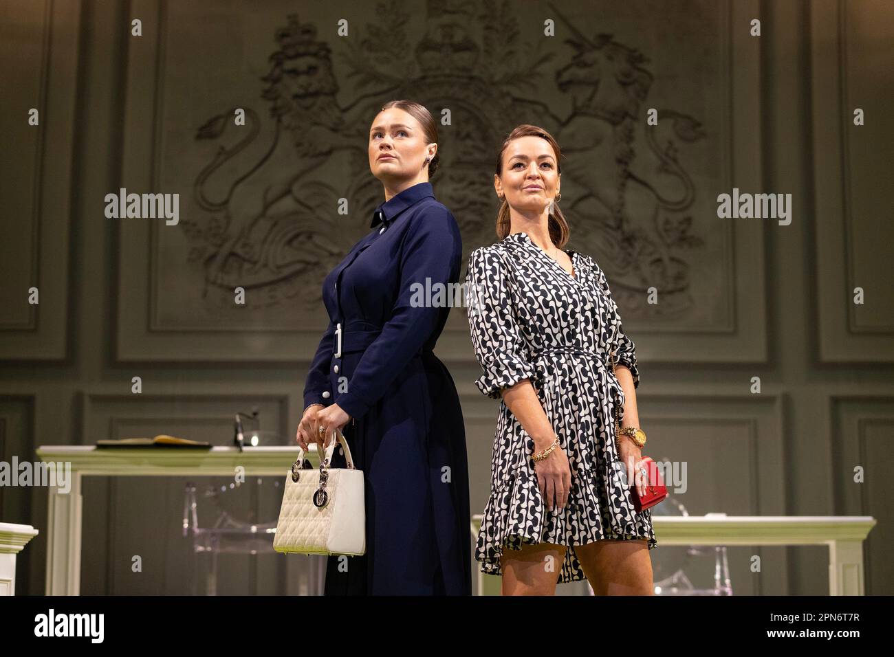 Lucy May Barker as Rebekah Vardy and Laura Dos Santos as Coleen Rooney ...