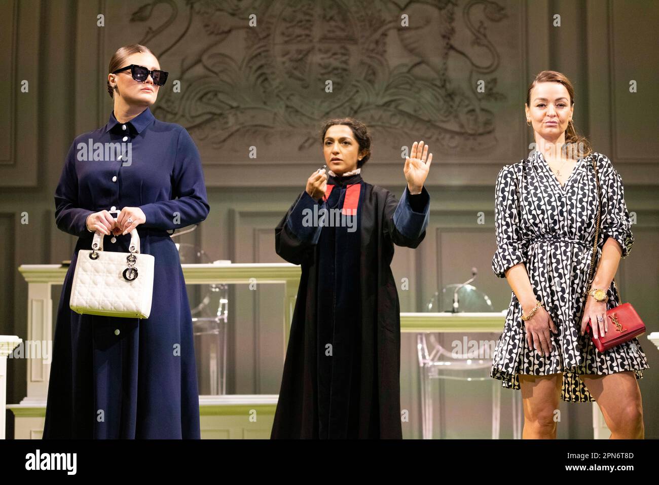 Lucy May Barker as Rebekah Vardy and Laura Dos Santos as Coleen Rooney ...